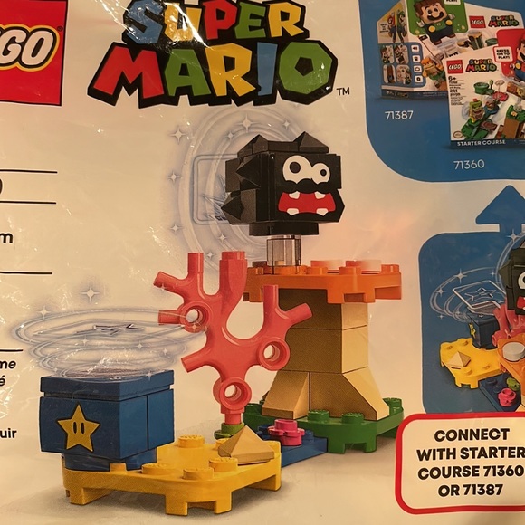 Lego | Toys | Super Mario Lego Fuzzy And Mushroom Platform 6 39 Pieces ...